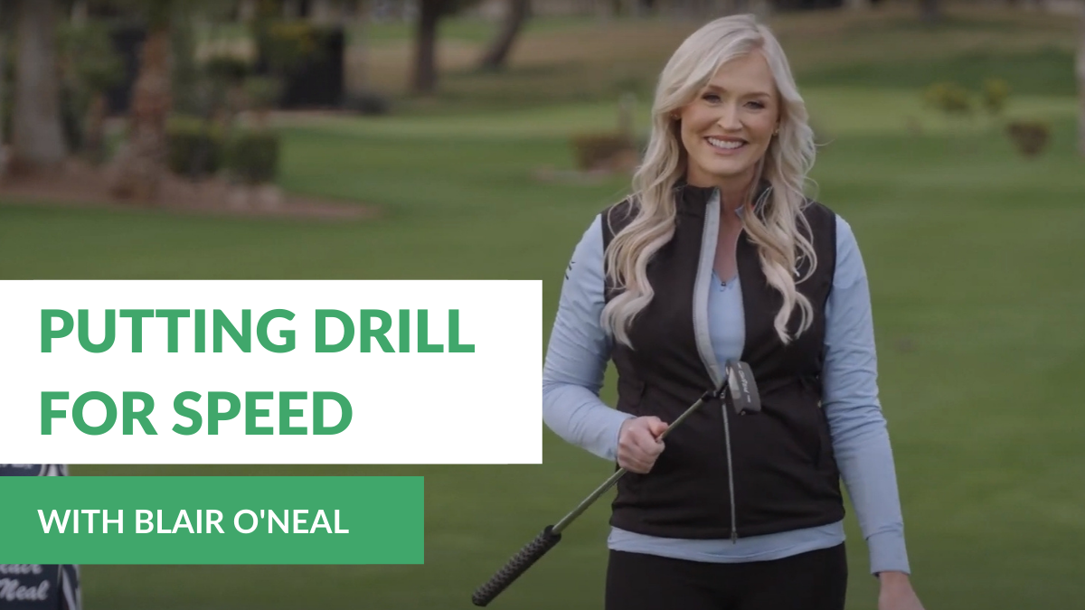 Speed Training Putting Drill: 25 ft Ruler Drill with Blair O’Neal ...